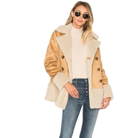 MOTHER | Jackets & Coats | Mother Faux Shearling Jacket In Bundled Up ...